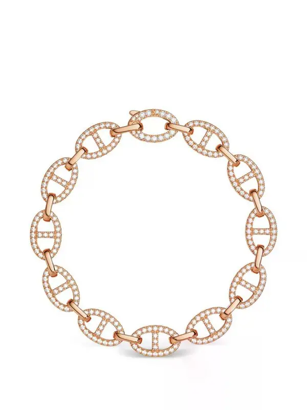 APM MONACO Chain-link Bracelet With Cubic Zirconia