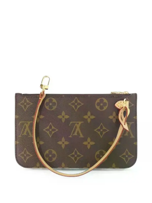 LOUIS VUITTON Monogram Neverfull Pm Tote Bag - Brown