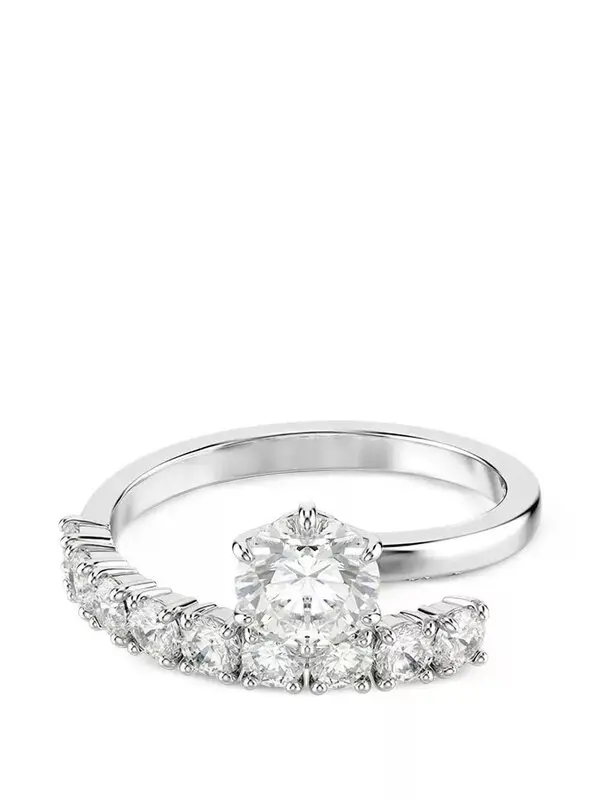 SWAROVSKI Matrix Cubic Zirconia Wrap-around Open Ring - Silver