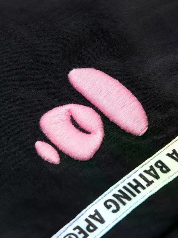 AAPE BY *A BATHING APE Embroidered Moonface Track Pants