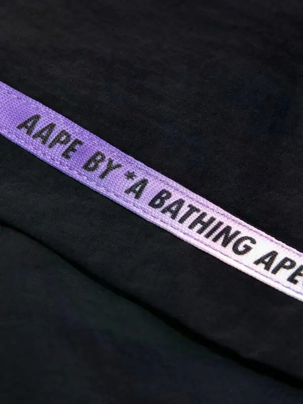 AAPE BY *A BATHING APE Embroidered Moonface Track Pants