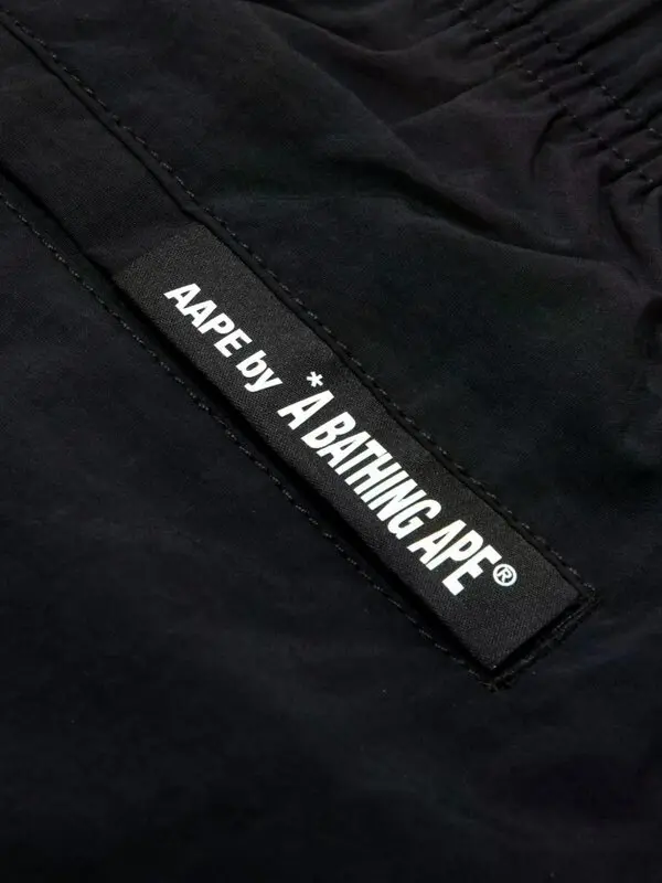 AAPE BY *A BATHING APE Embroidered Moonface Track Pants