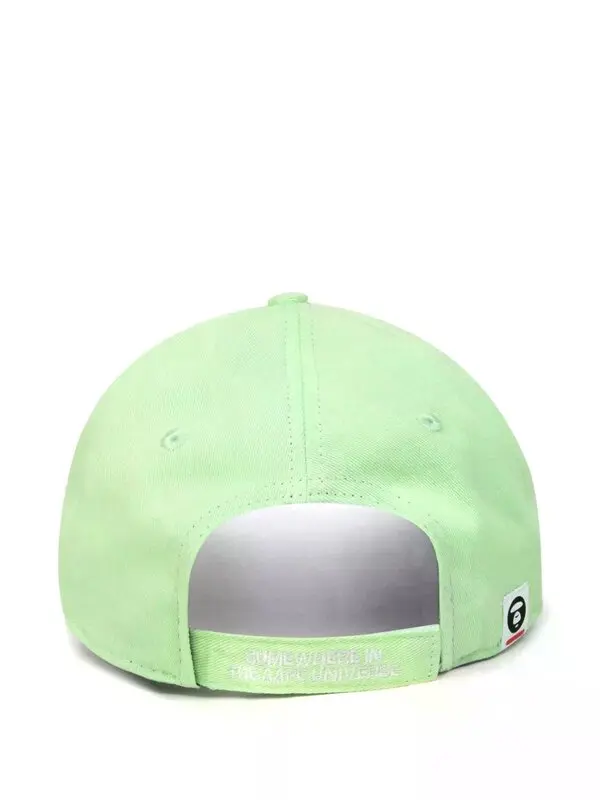 AAPE BY *A BATHING APE Moonface Patch Baseball Cap - Green