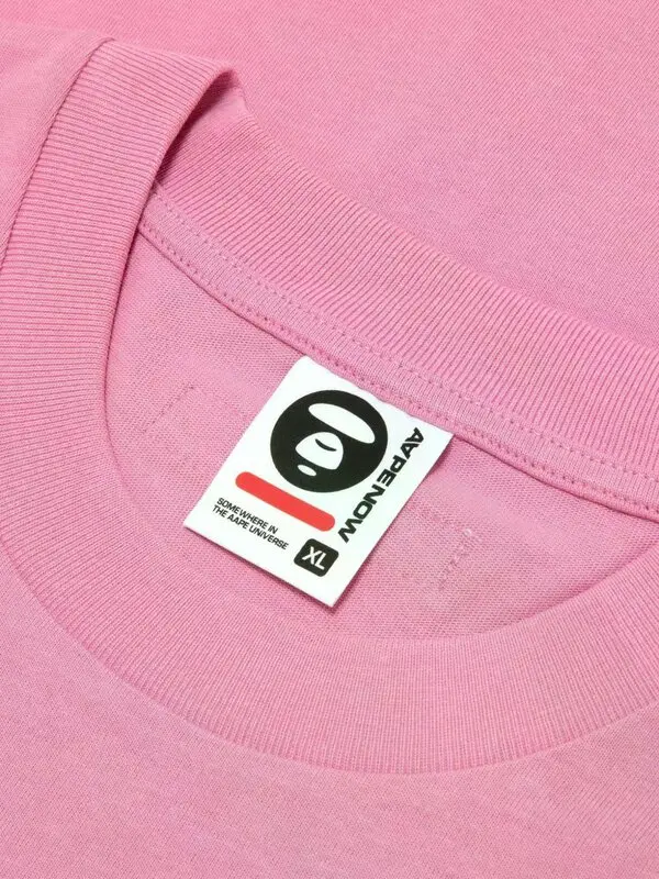 AAPE BY *A BATHING APE Moonface Heart Logo T-shirt