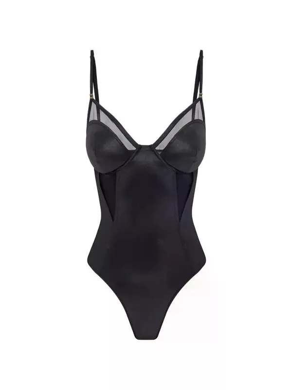 Elisabetta Franchi Sheer Tulle-insert Swimsuit