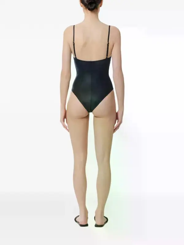 Elisabetta Franchi Sheer Tulle-insert Swimsuit