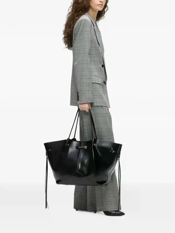 Karl Lagerfeld Large K/pierced Shiny Tote Bag