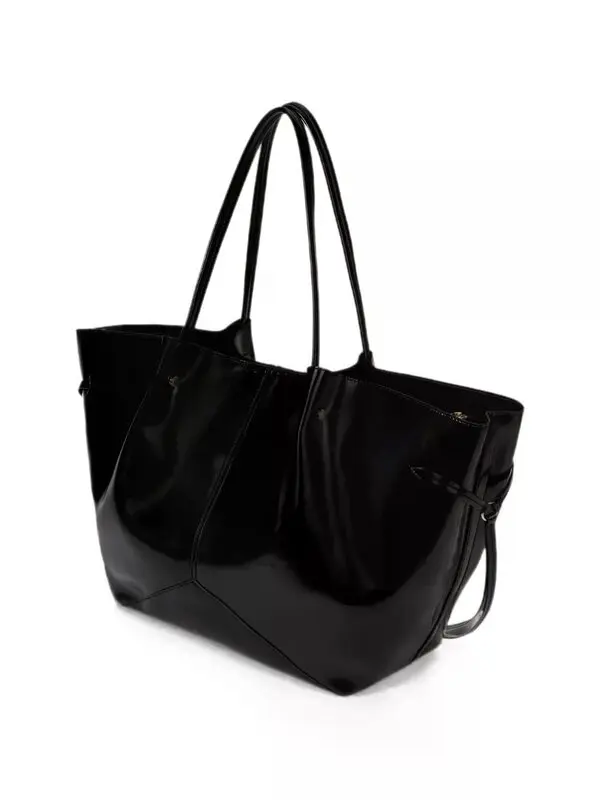 Karl Lagerfeld Large K/pierced Shiny Tote Bag