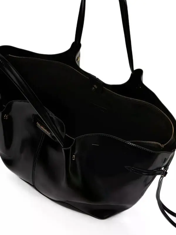 Karl Lagerfeld Large K/pierced Shiny Tote Bag