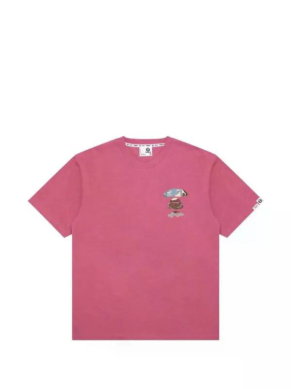 AAPE BY *A BATHING APE Moonface-print T-shirt