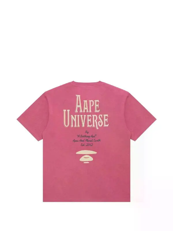AAPE BY *A BATHING APE Moonface-print T-shirt