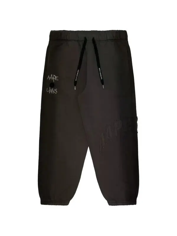 AAPE BY *A BATHING APE Moonface Patch Embroidered Track Pants