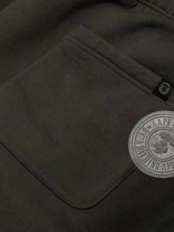 AAPE BY *A BATHING APE Moonface Patch Embroidered Track Pants