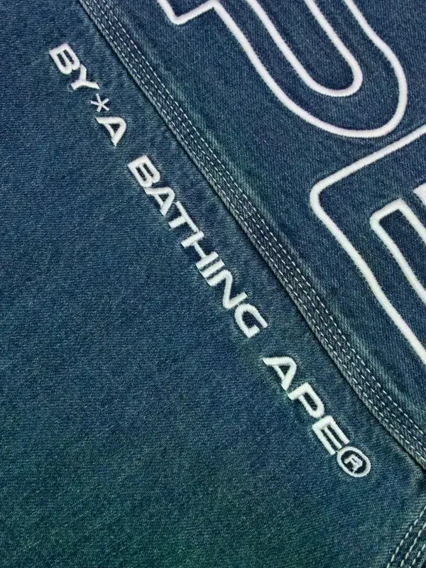 AAPE BY *A BATHING APE Logo-embroidered Patch-detail Shirt