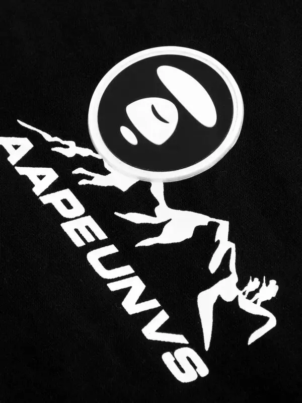 AAPE BY *A BATHING APE Graphic-print Zip-up Hoodie