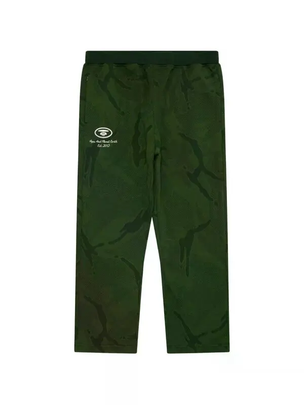AAPE BY *A BATHING APE Moonface Camo-pattern Track Pants