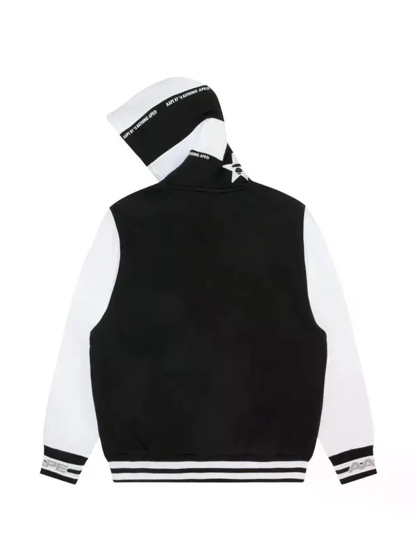 AAPE BY *A BATHING APE Moonface Embroidered Hooded Jacket