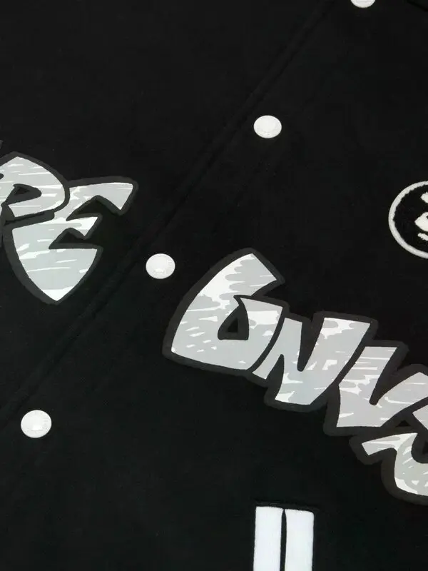 AAPE BY *A BATHING APE Moonface Embroidered Hooded Jacket