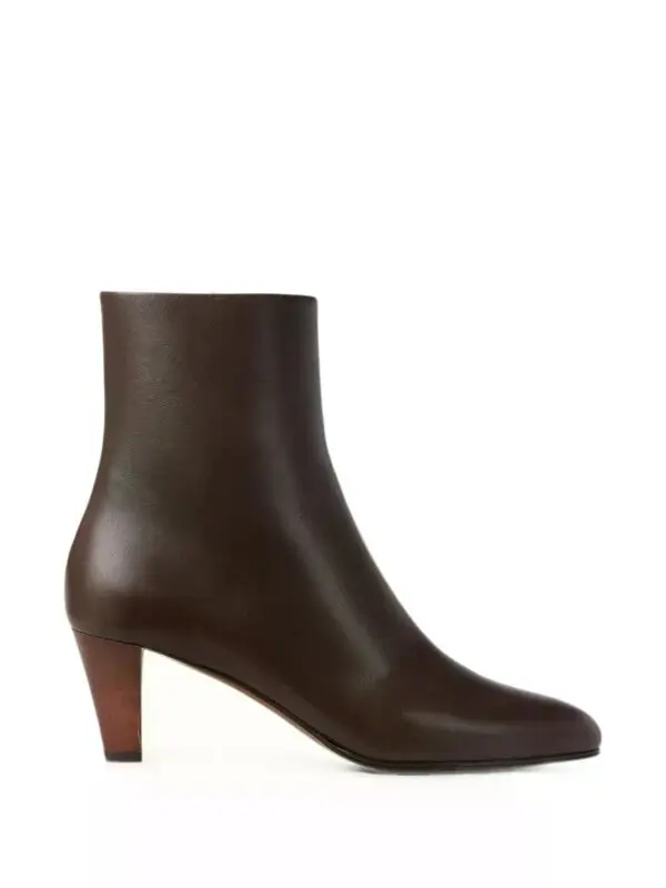 Ralph Lauren Bernice Leather Ankle Boots - Brown