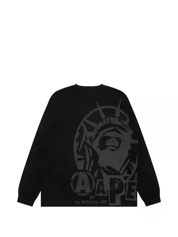 AAPE BY *A BATHING APE Graphic-print Long-sleeve T-shirt