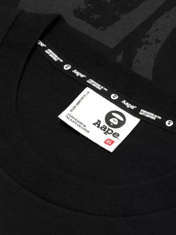 AAPE BY *A BATHING APE Graphic-print Long-sleeve T-shirt