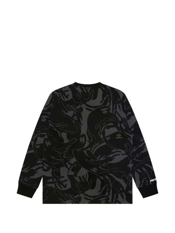 AAPE BY *A BATHING APE Camouflage Print Long Sleeve T-shirt