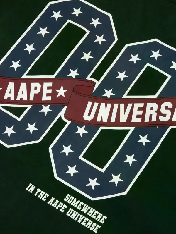 AAPE BY *A BATHING APE Moonface Logo-print T-shirt
