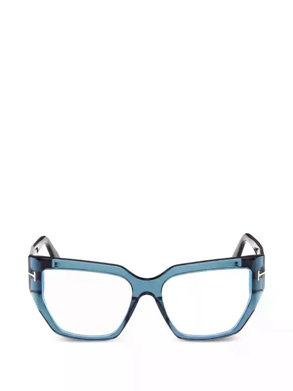 TOM FORD Geometric Frame Eyeglasses