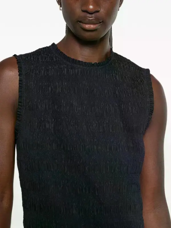 PATOU Shirred Flared Maxi Dress