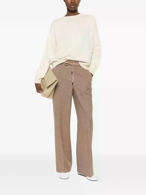 Peserico Drawstring Wide-leg Trousers