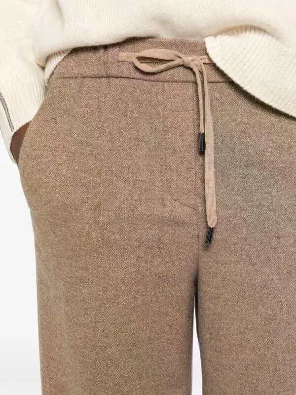 Peserico Drawstring Wide-leg Trousers