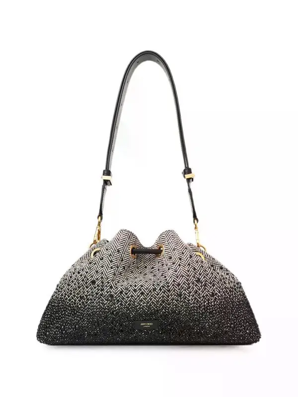 JIMMY CHOO Bon Bon Crystal-embellished Shoulder Bag