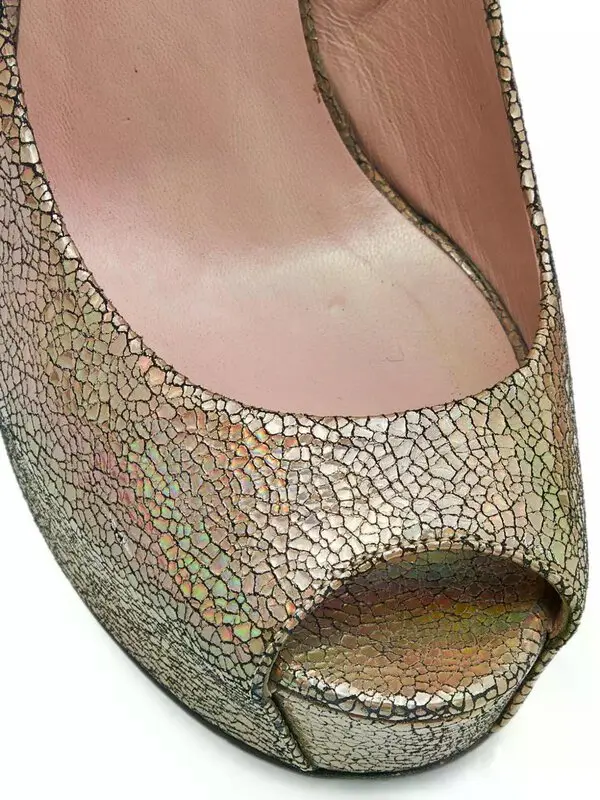 Gucci Nizza Peep-toe Platform Pumps
