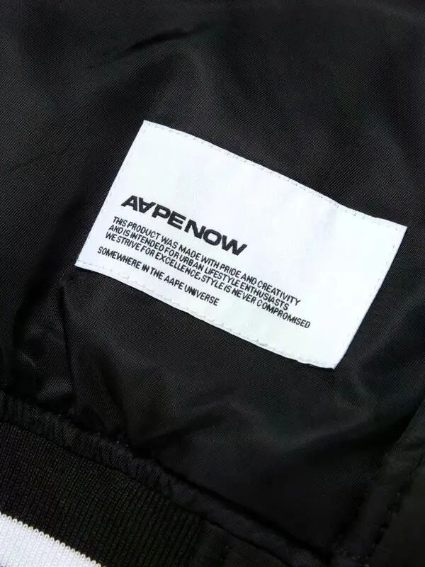 AAPE BY *A BATHING APE Moonface Patch Bomber Jacket