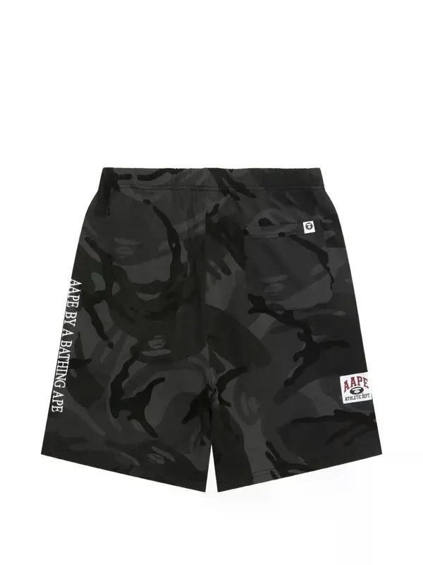 AAPE BY *A BATHING APE Moonface Camouflage-print Shorts