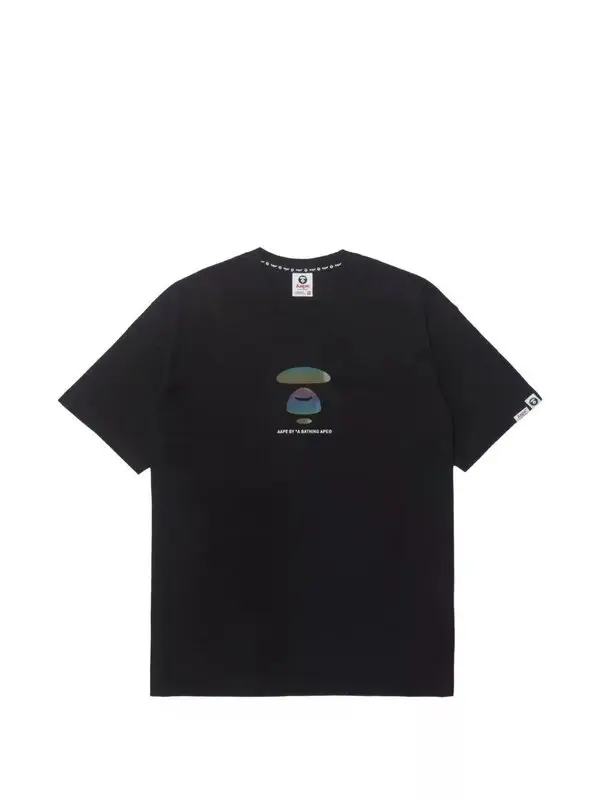 AAPE BY *A BATHING APE Moonface Hologram-print T-shirt
