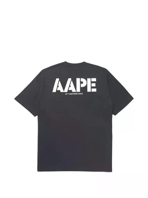 AAPE BY *A BATHING APE Moonface Hologram-print T-shirt