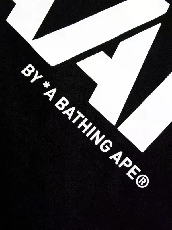 AAPE BY *A BATHING APE Moonface Hologram-print T-shirt