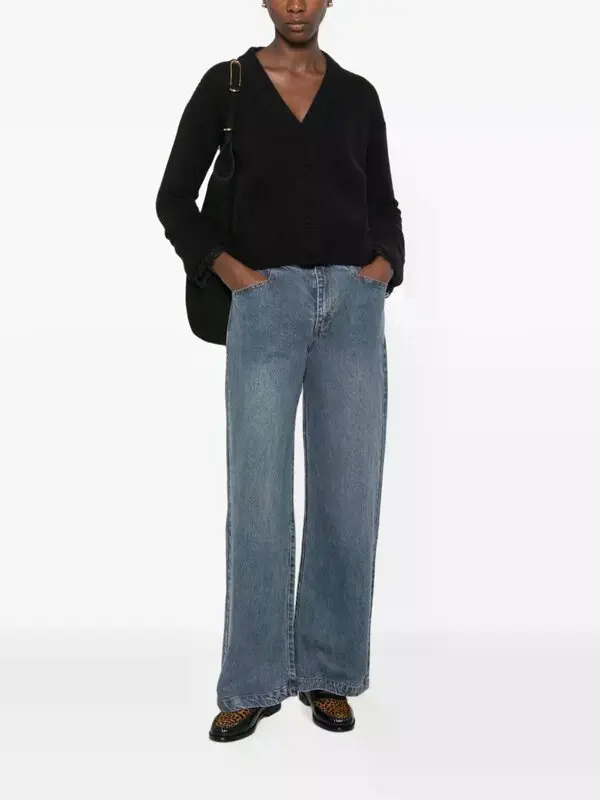 Ermanno Scervino Lace-trim Cashmere Cardigan