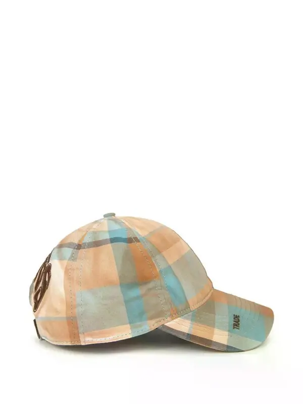 AAPE BY *A BATHING APE Cotton Check Baseball Cap