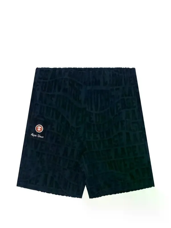 AAPE BY *A BATHING APE Moonface Patch Jacquard Shorts