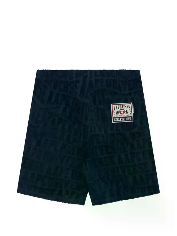 AAPE BY *A BATHING APE Moonface Patch Jacquard Shorts