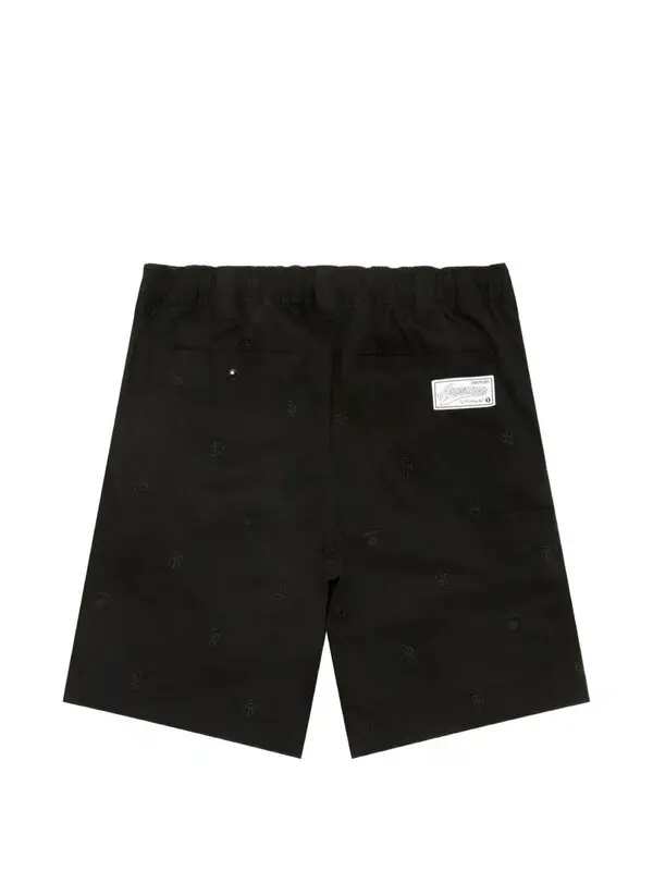AAPE BY *A BATHING APE Moonface Logo-embroidered Shorts