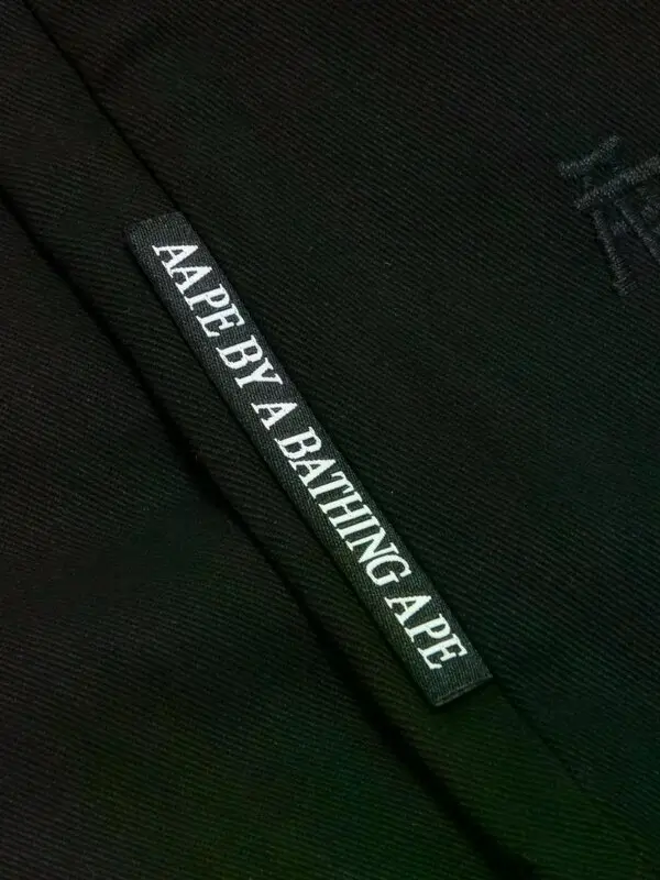 AAPE BY *A BATHING APE Moonface Logo-embroidered Shorts