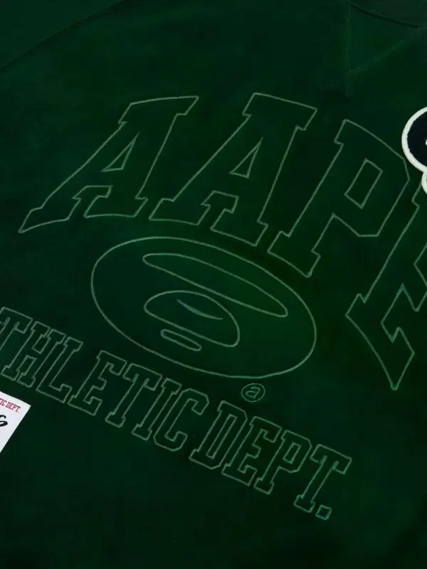 AAPE BY *A BATHING APE Moonface Patch Embroidered Sweatshirt