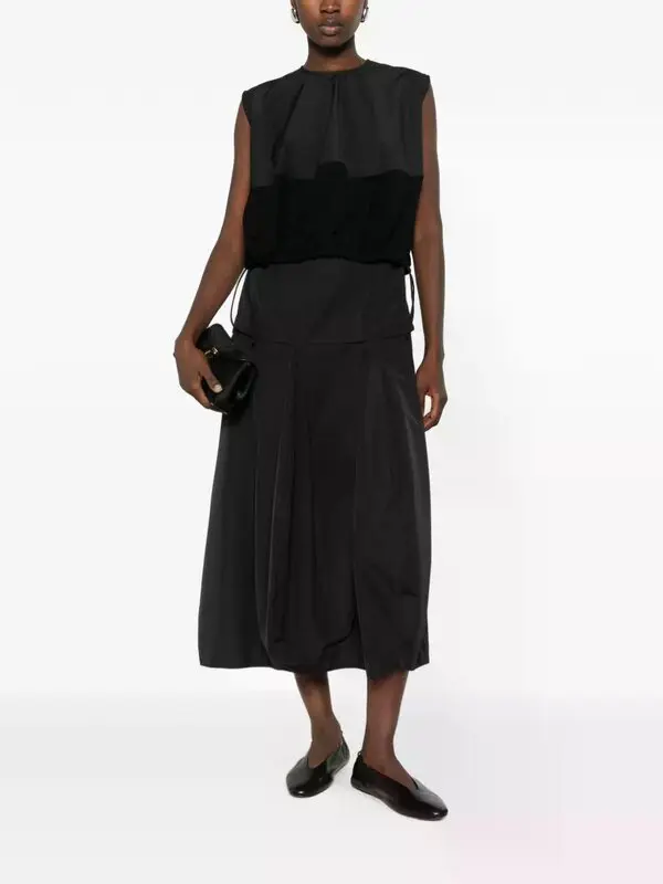 LITKOVSKA Pleated Sleeveless Maxi Dress