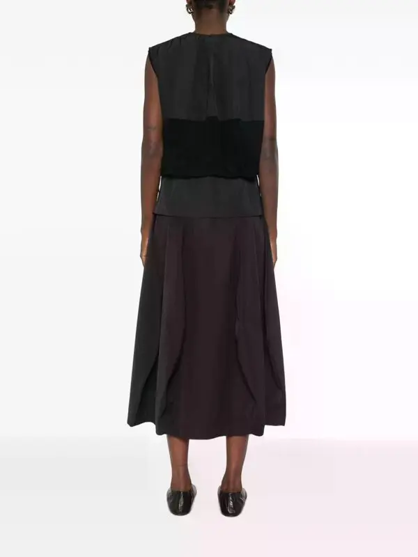 LITKOVSKA Pleated Sleeveless Maxi Dress