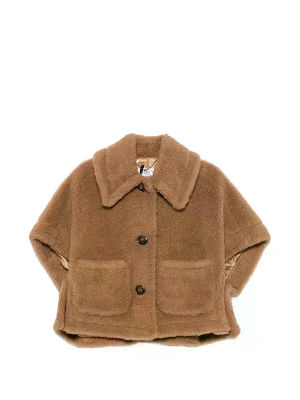 Max Mara Teddy Bear Cape Jacket