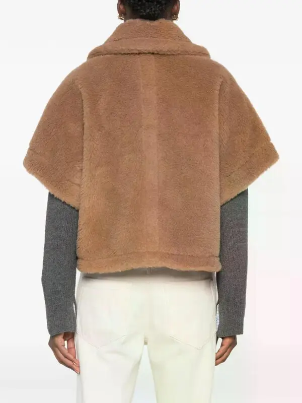 Max Mara Teddy Bear Cape Jacket