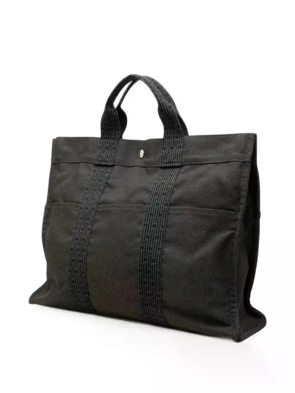 Hermès 1990-2010 Canvas Herline Mm Tote Bag